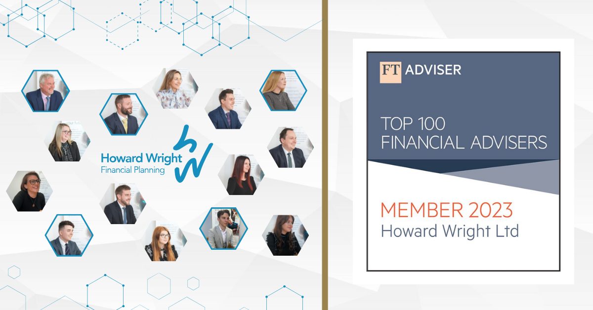 Top 100 Financial Adviser 2023 Award - Howard Wright